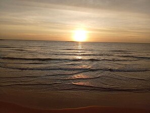 Na praia 