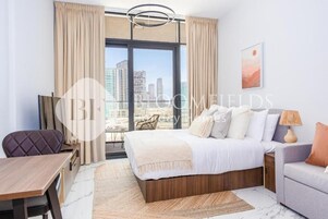 Apartamento, sacada, vista para a cidade | Ferros/tábuas de passar roupa, Wi-Fi de cortesia