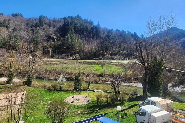 Quarto duplo clássico, vista para o rio | Área da propriedade