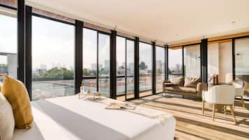 Loft Superior, varanda, Vista para a cidade | Vista do quarto