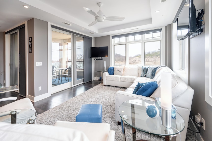 Downtown Condo | Walk To Beach + Channel Views - Grand Haven State Park, MI