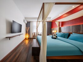 Quarto casal tradicional, 1 cama King, para não fumantes, vista para a montanha