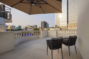 Quarto Duplo de Luxo | Terraço/pátio interior