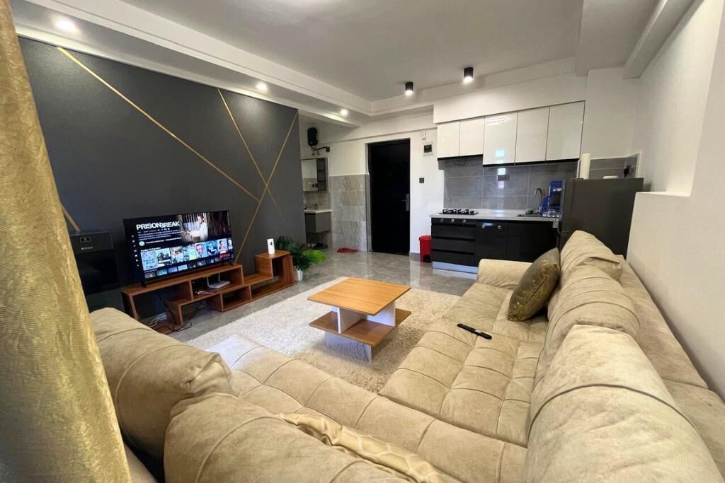 Quarto superluxo, sacada, vista para a cidade | Área de estar