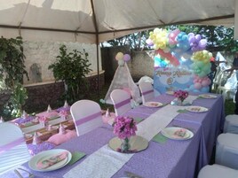 Espaço exterior para banquetes