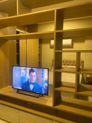 Apartamento, sacada, vista para a cidade