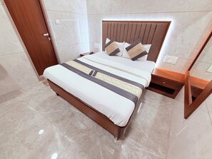 Quarto casal luxo, vista para a cidade