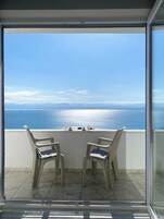 Apartamento Standard, várias camas, varanda, vista para o mar