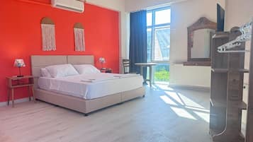 Quarto luxo, vista para a cidade