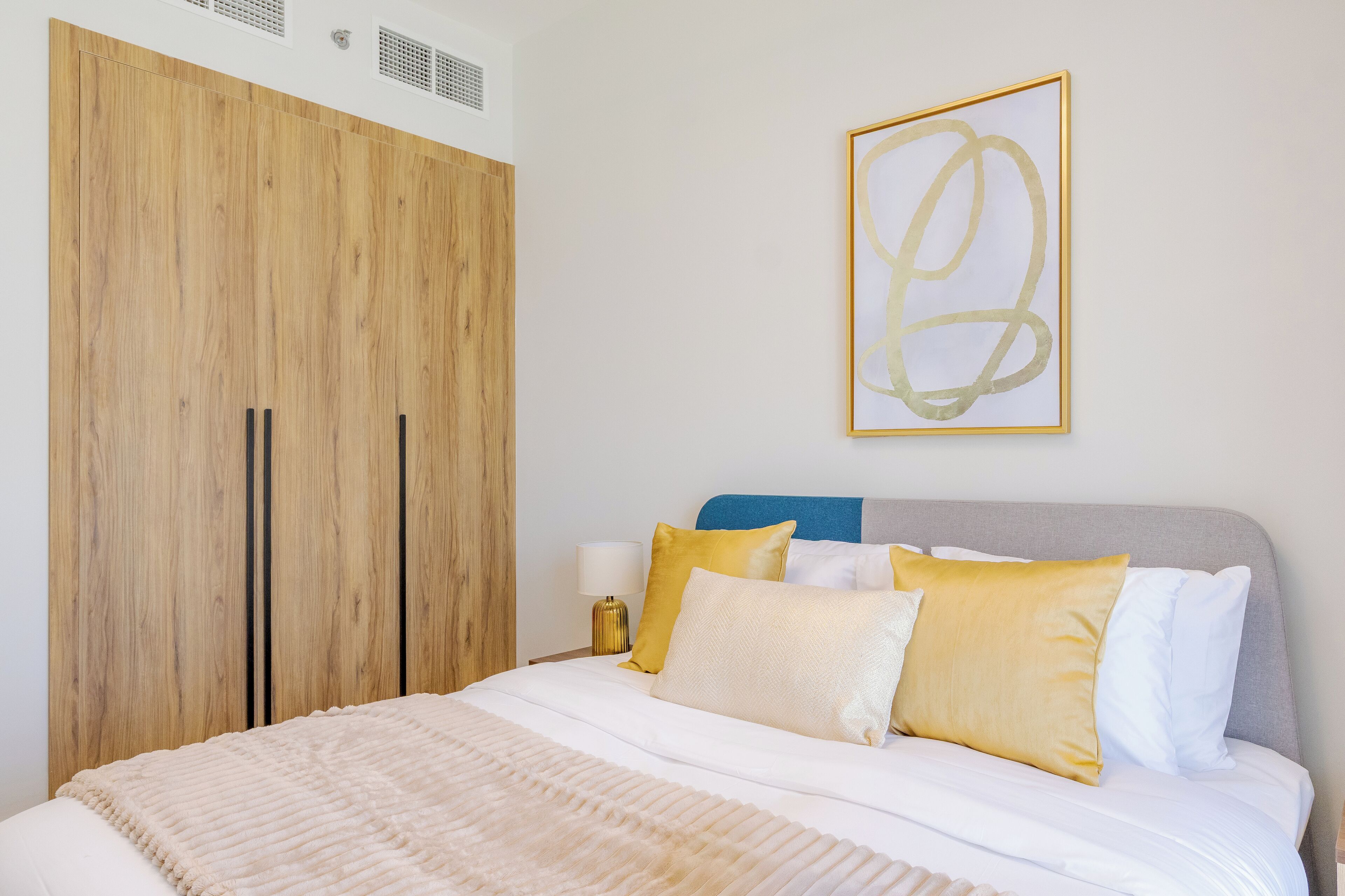 Apartamento, varanda, Vista para a cidade