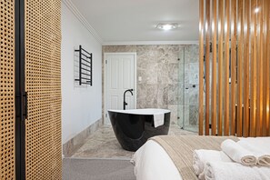 Apartamento luxo, vista para o oceano | Banheiro