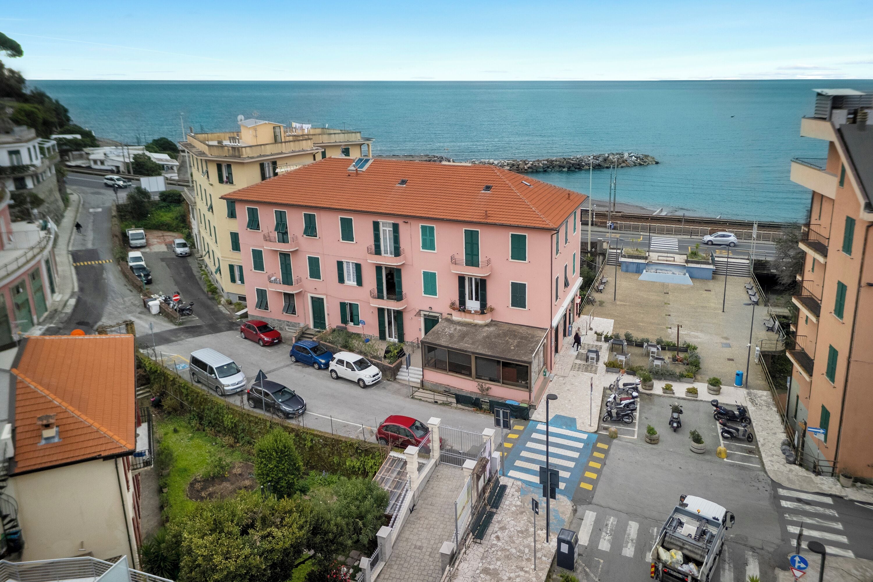 Apartamento família, 3 quartos, sacada, de frente para o mar (Amiadò) | Fachada