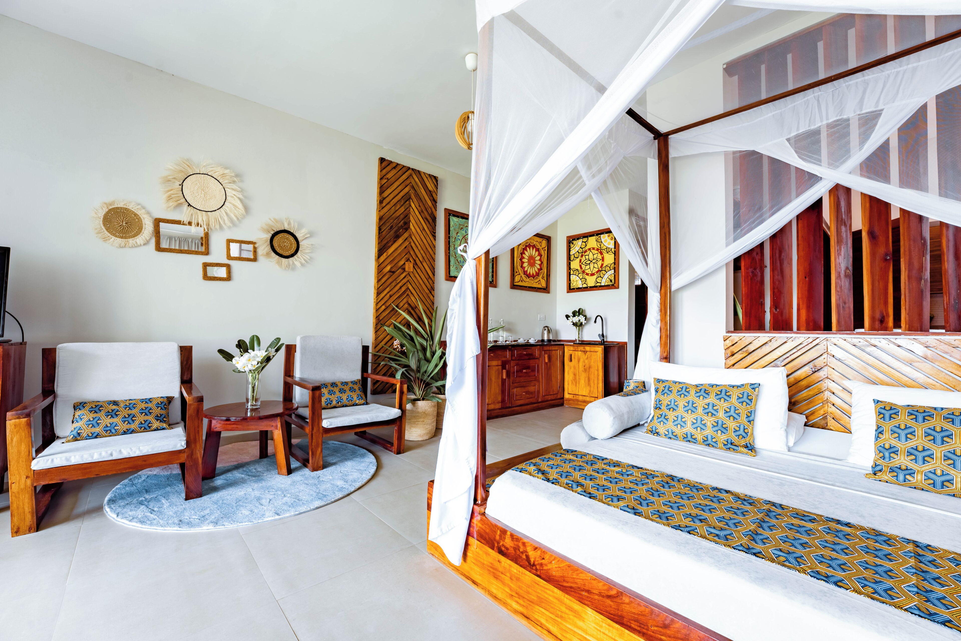 Suite-Estúdio Deluxe, vista parcial para o oceano