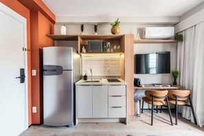Apartamento conforto, cozinha, vista para a cidade | Cozinha privada