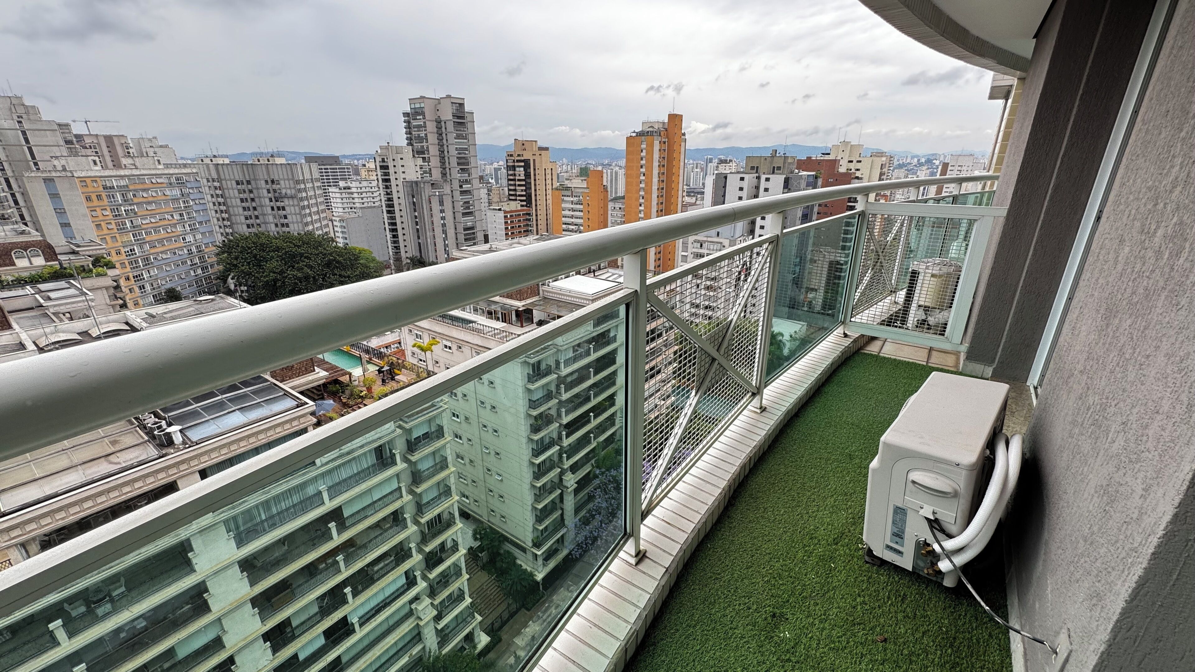 Vista para a cidade desde o alojamento