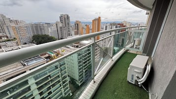 Vista para a cidade desde o alojamento