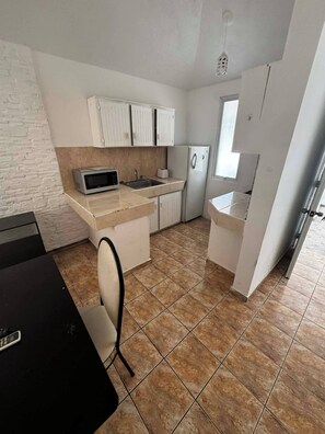 Apartamento, 1 quarto, pátio | Cozinha privada