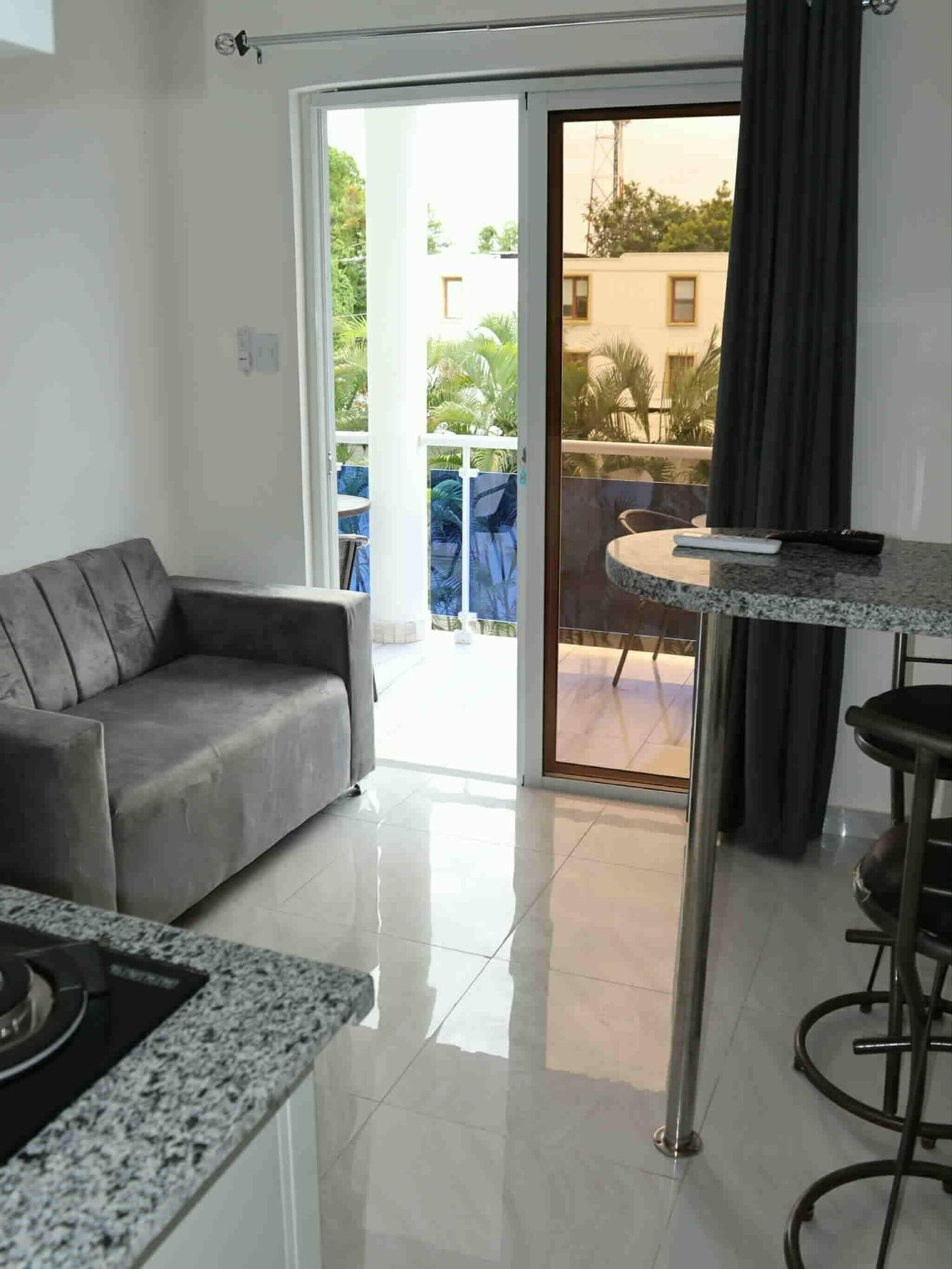 Apartamento, 1 quarto, pátio | Interior