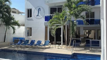 Apartamento, 1 quarto, pátio | Piscina