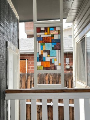 Estúdio, 1 quarto, lareira | Terrenos do alojamento