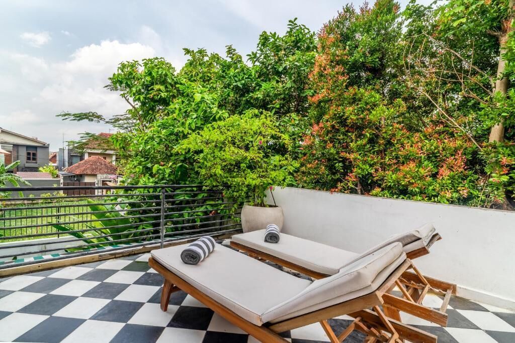 Vila luxo, sacada, vista para a piscina | Terraço/pátio