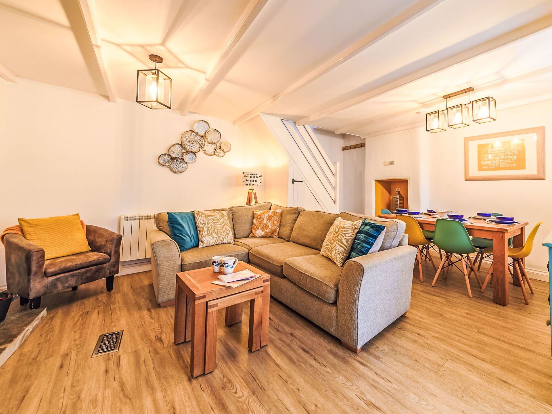 Magnifique Maison De Vacances Privée Pour 6 Personnes Avec Wifi, Tv Et Patio - Gorran Haven