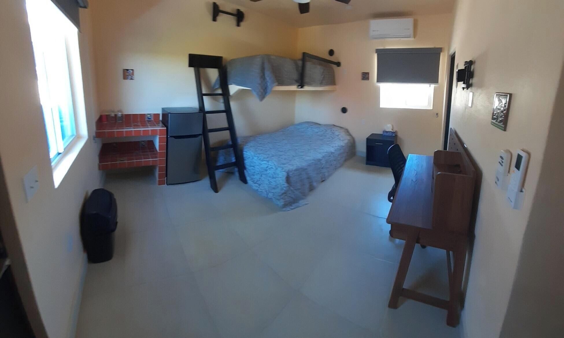 Quarto Duplo ou Twin Standard, vista para o jardim