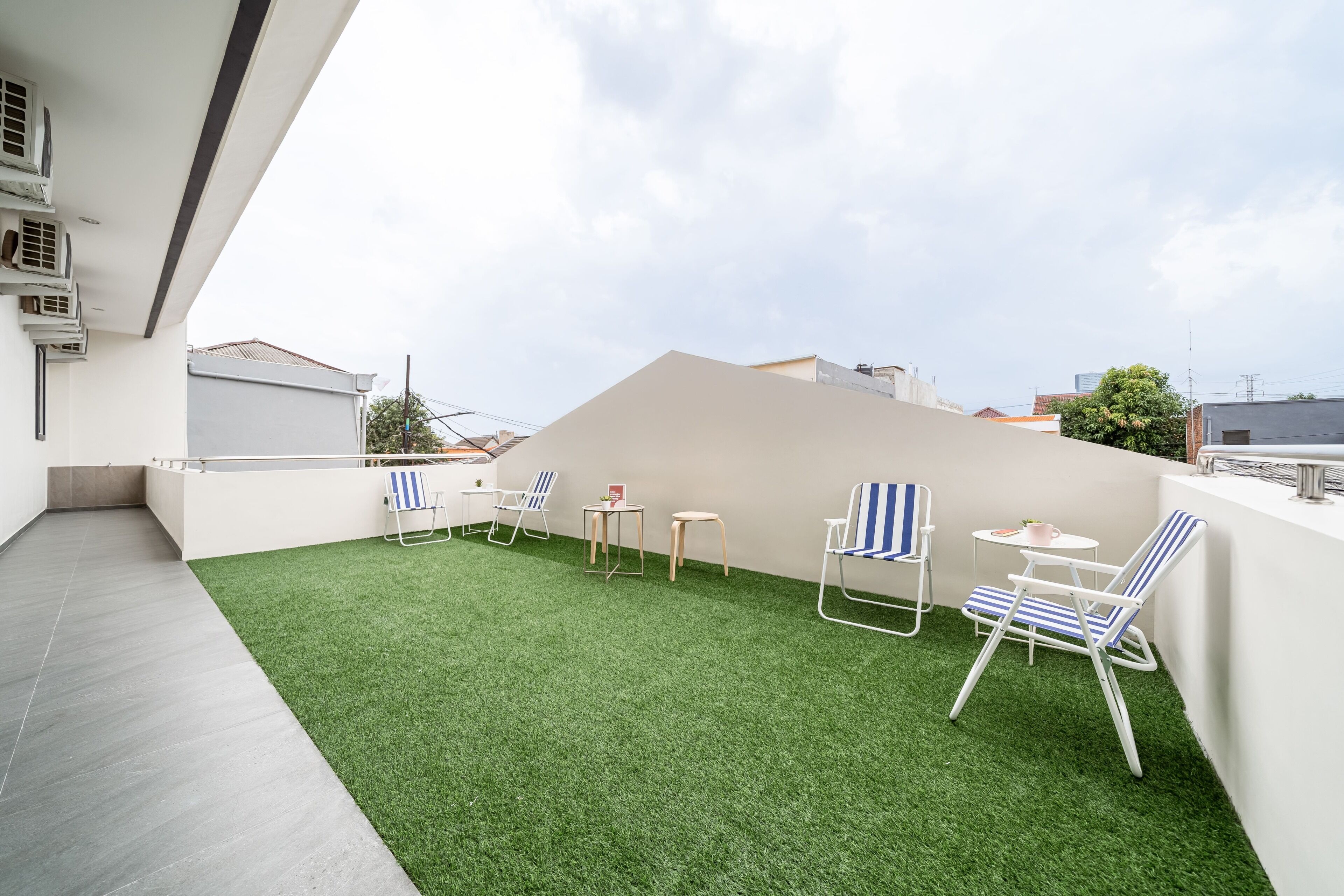 Terraço no piso superior