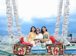 Espaço exterior para banquetes