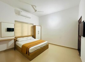 Apartamento superior, 2 quartos, sacada, vista para o jardim