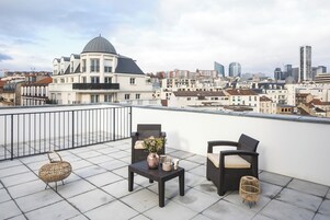 Terraço no piso superior