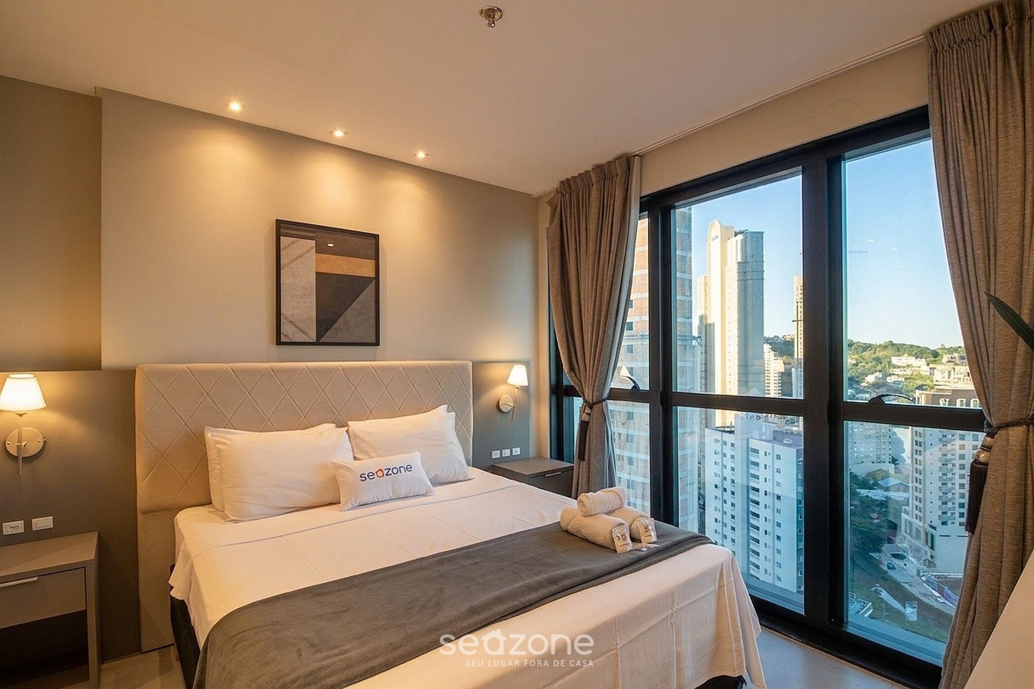 Apartamento Básico | 1 quarto, roupa de alta qualidade, cortinas/cortinados opacos 