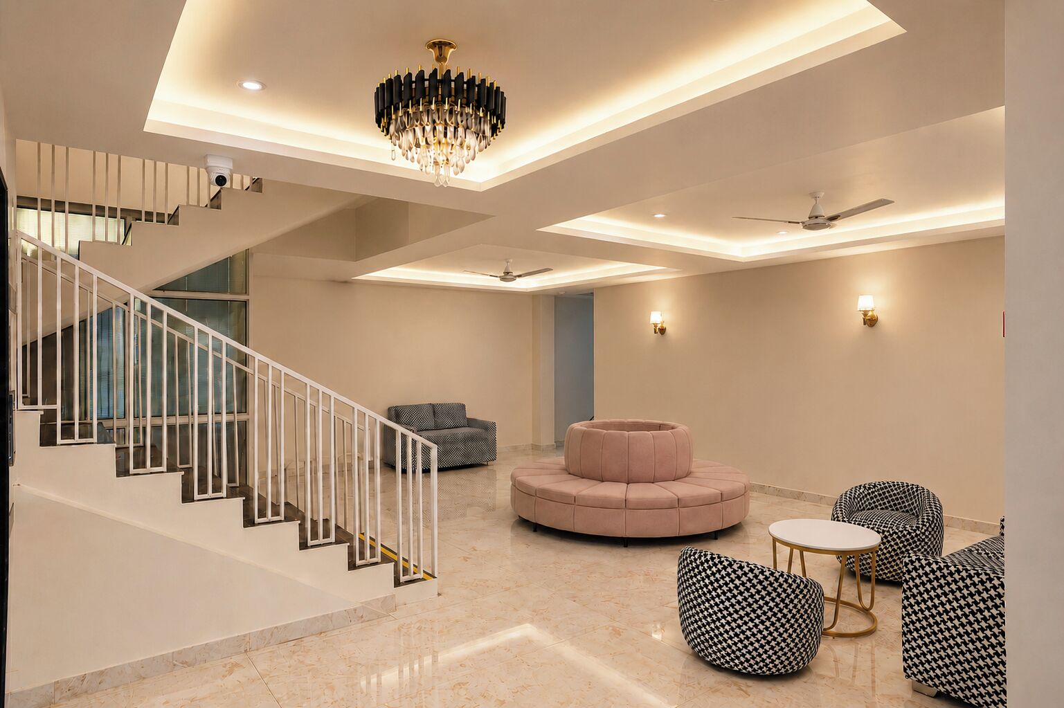 Sala de estar do lobby