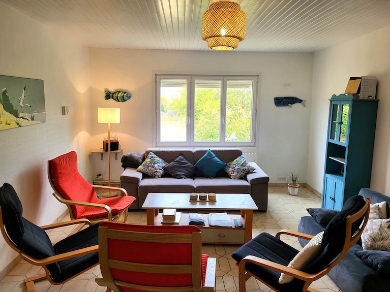 Maison De Vacances « Seaside, Les Fleurs » Avec Terrasse Partagée, Jardin Privé Et Wi-fi - Pirou Plage