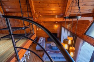 Vila premier, vista para o jardim | Área de estar