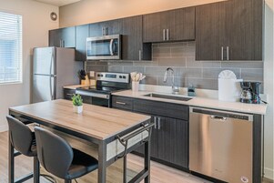 Apartamento Deluxe, 1 quarto | Cozinha privada