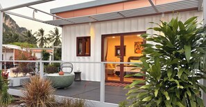 Casa de Campo Deluxe, vista para o mar | Terraço/pátio interior