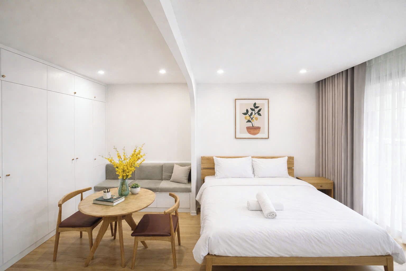 Estúdio de Luxo, varanda, Vista para a cidade