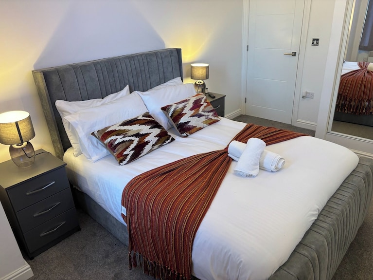 Luxury 2bedrooms Apt Free Parking Rugby Railway Station - Rugby