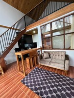 Casa de Campo Familiar, pátio, vista para a montanha | Sala de estar