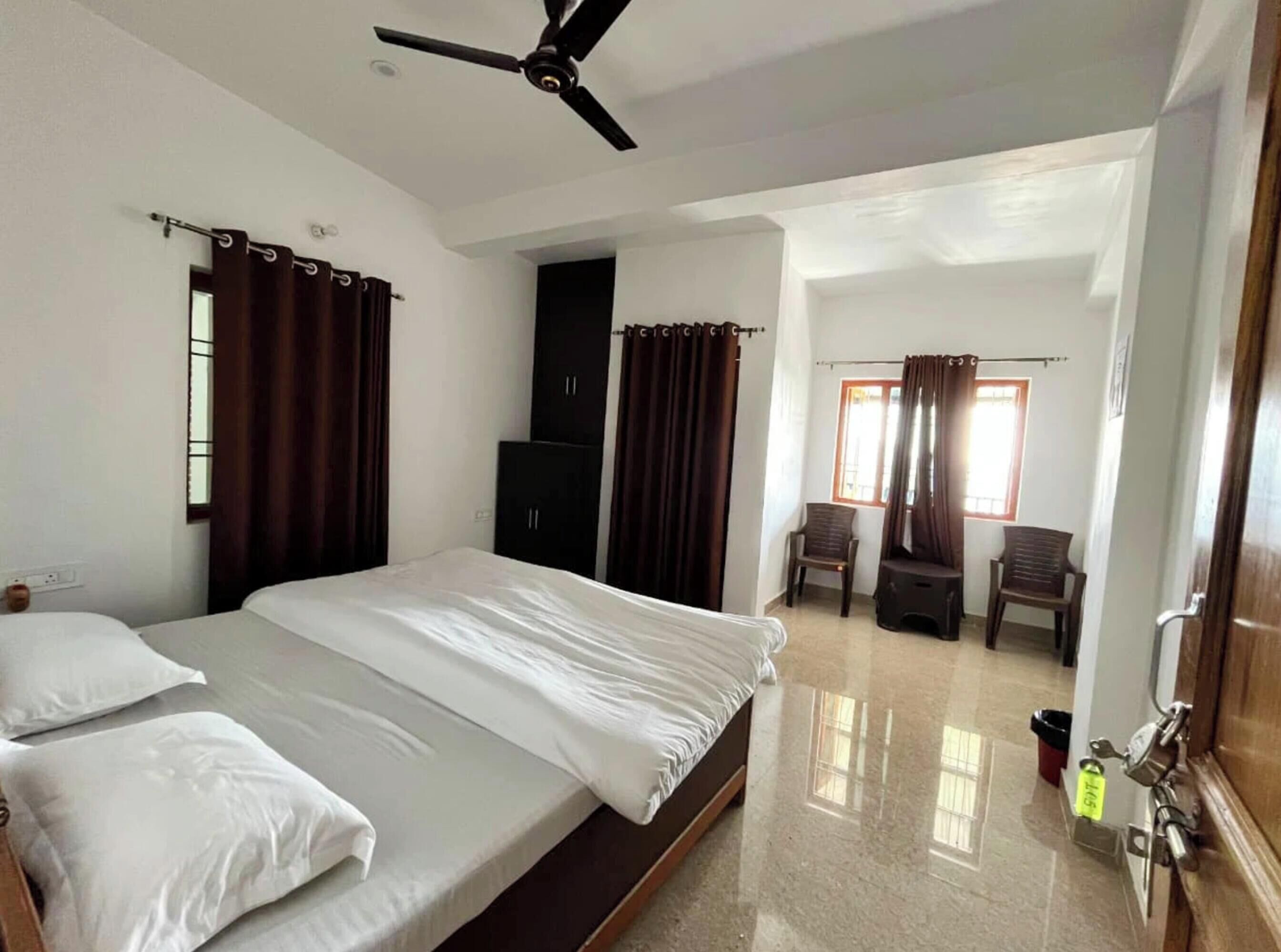 Quarto casal luxo, sacada