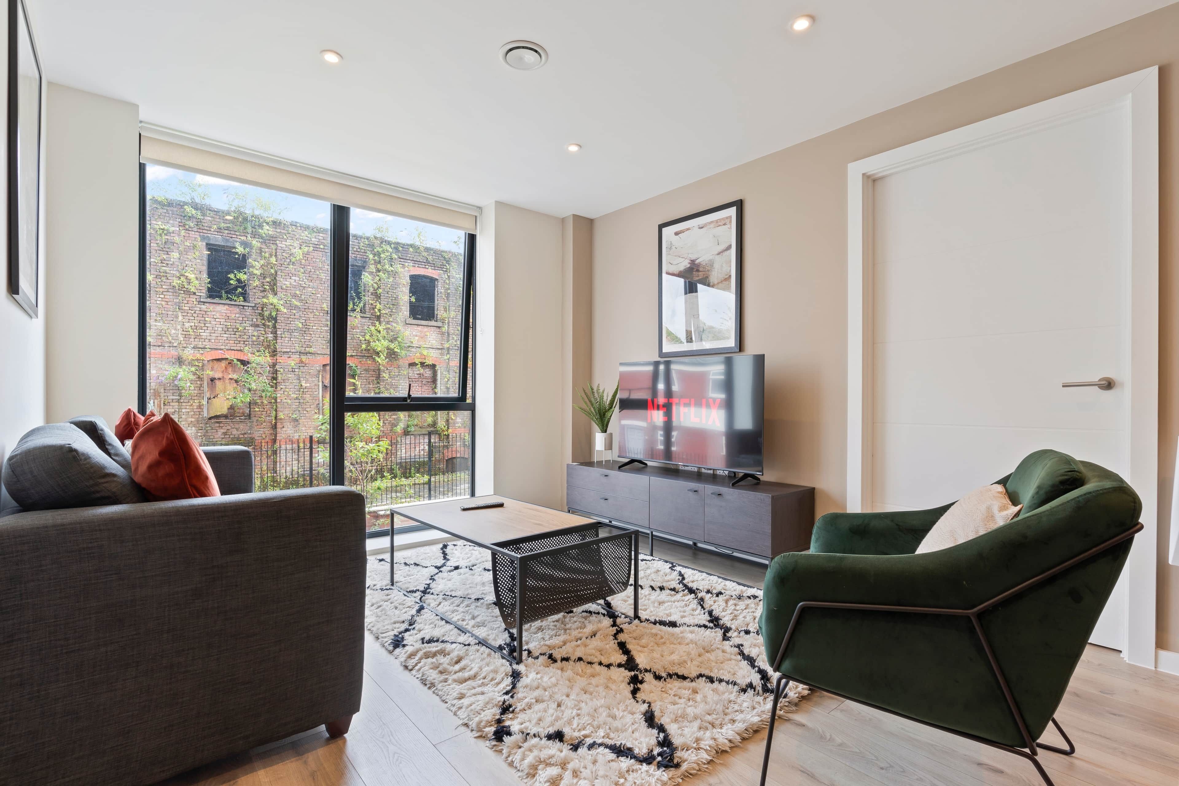 Liverpool Richmond Row 2 Bed/2 Bath Flat (107)| Secure Parking, Wifi & Ev - Liverpool, UK