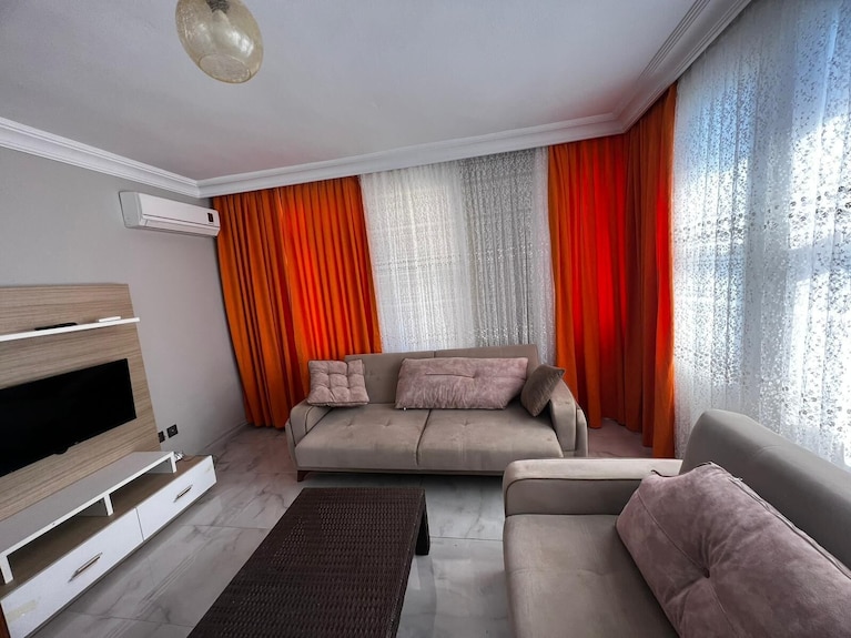 Pri̇vate Pool 3+1 Lovely Place By Sea Si̇de - Mahmutlar