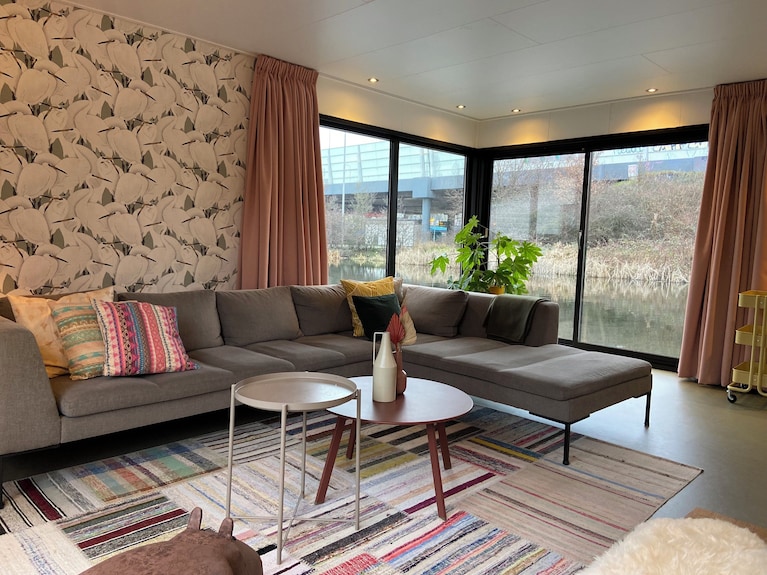 Unique Houseboat With Private Garden And Free Parking - Rotterdam
