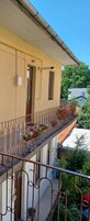 Quarto Individual Económico, varanda | Terrenos do alojamento
