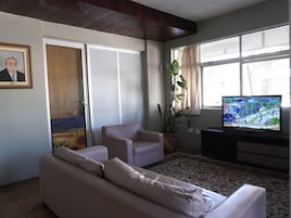 Área de estar no saguão