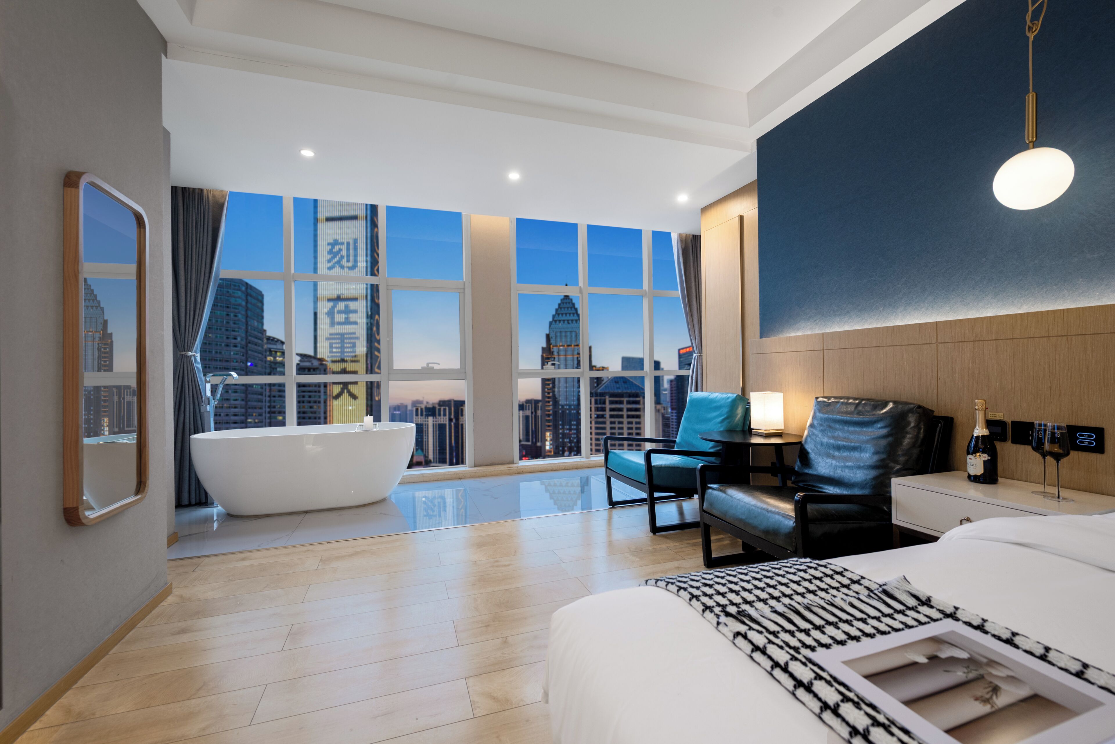 Quarto Duplo Panorâmico, Vista para a cidade | Vista do quarto