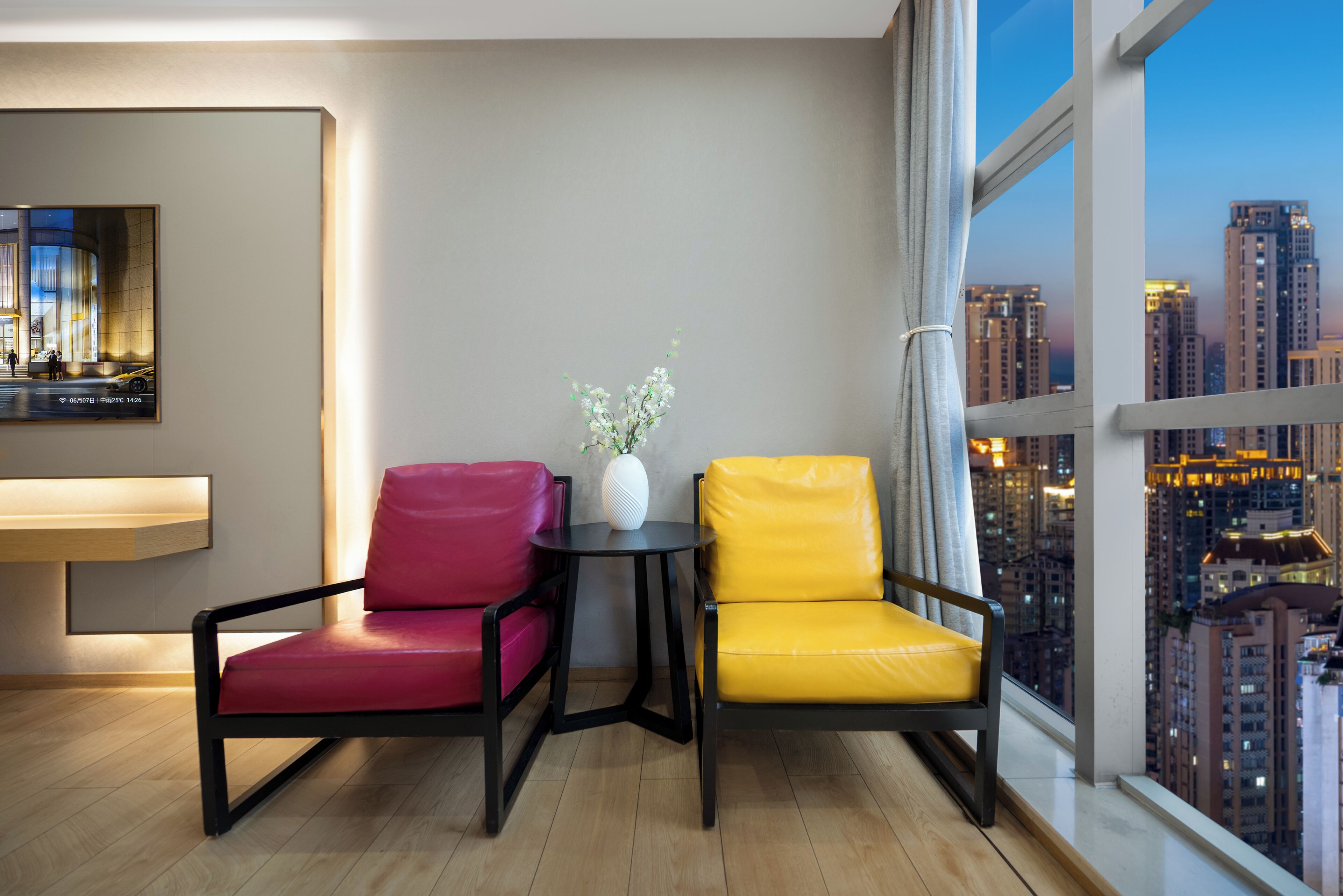 Quarto Twin Clássico, Vista para a cidade | Vista do quarto