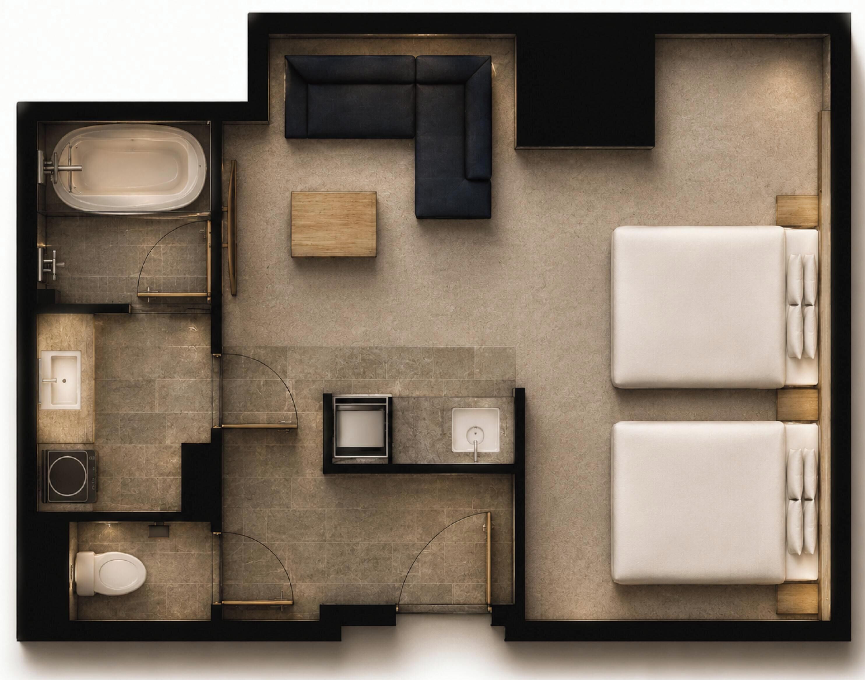 Quarto Twin Standard | Wi-fi grátis 