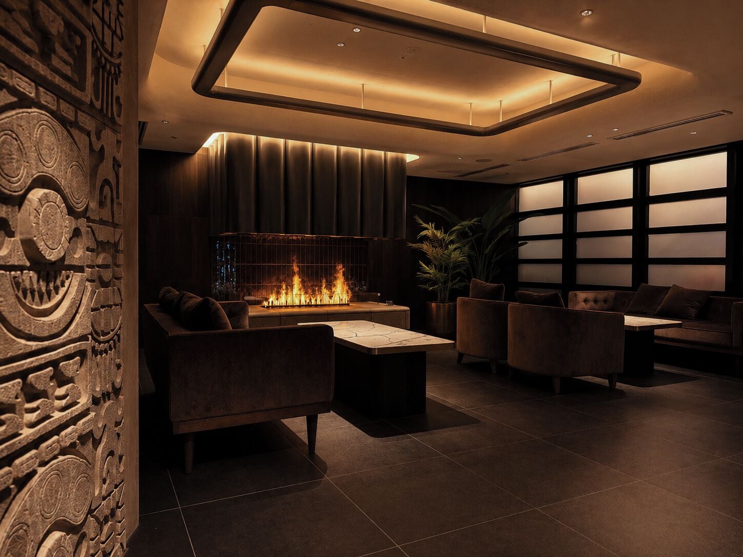 Sala de estar do lobby